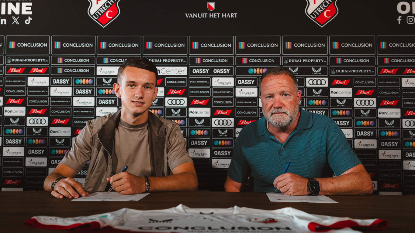 Jessey Sneijder verbindt zich aan FC Utrecht