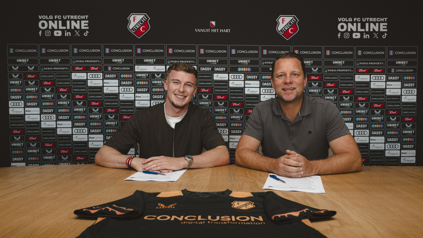 Derry John Murkin gaat met FC Utrecht Europa in