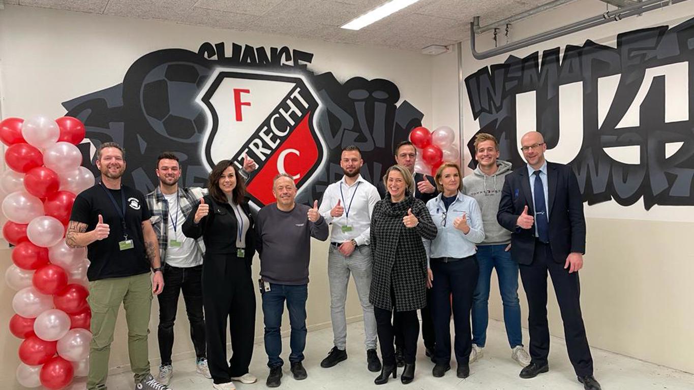 FC Utrecht U4U-werkzaal geopend in PI Nieuwegein