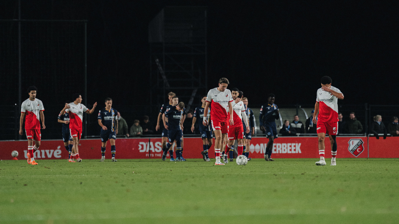 Jong FC Utrecht onderuit tegen De Graafschap